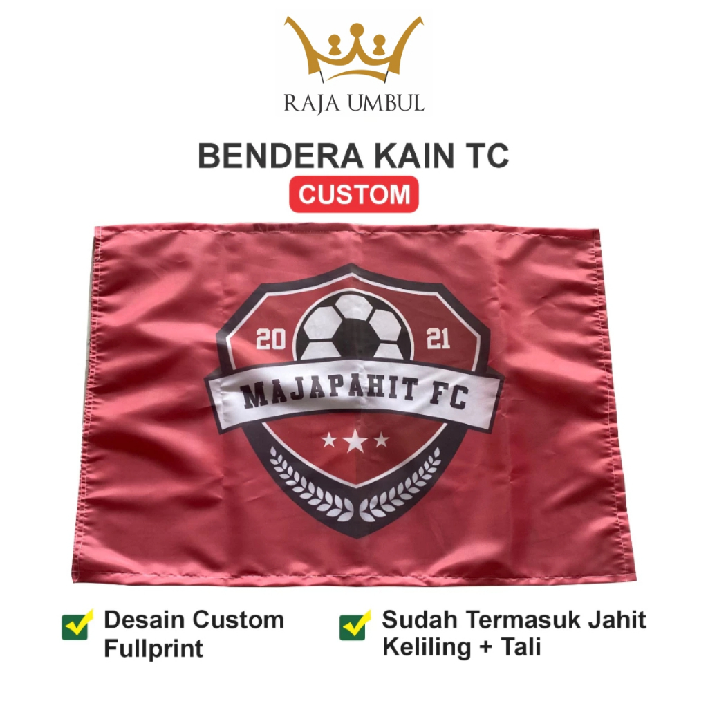 Jual TERMURAH CETAK BENDERA CUSTOM FULL PRINT KAIN PREMIUM | KOMUNITAS ...