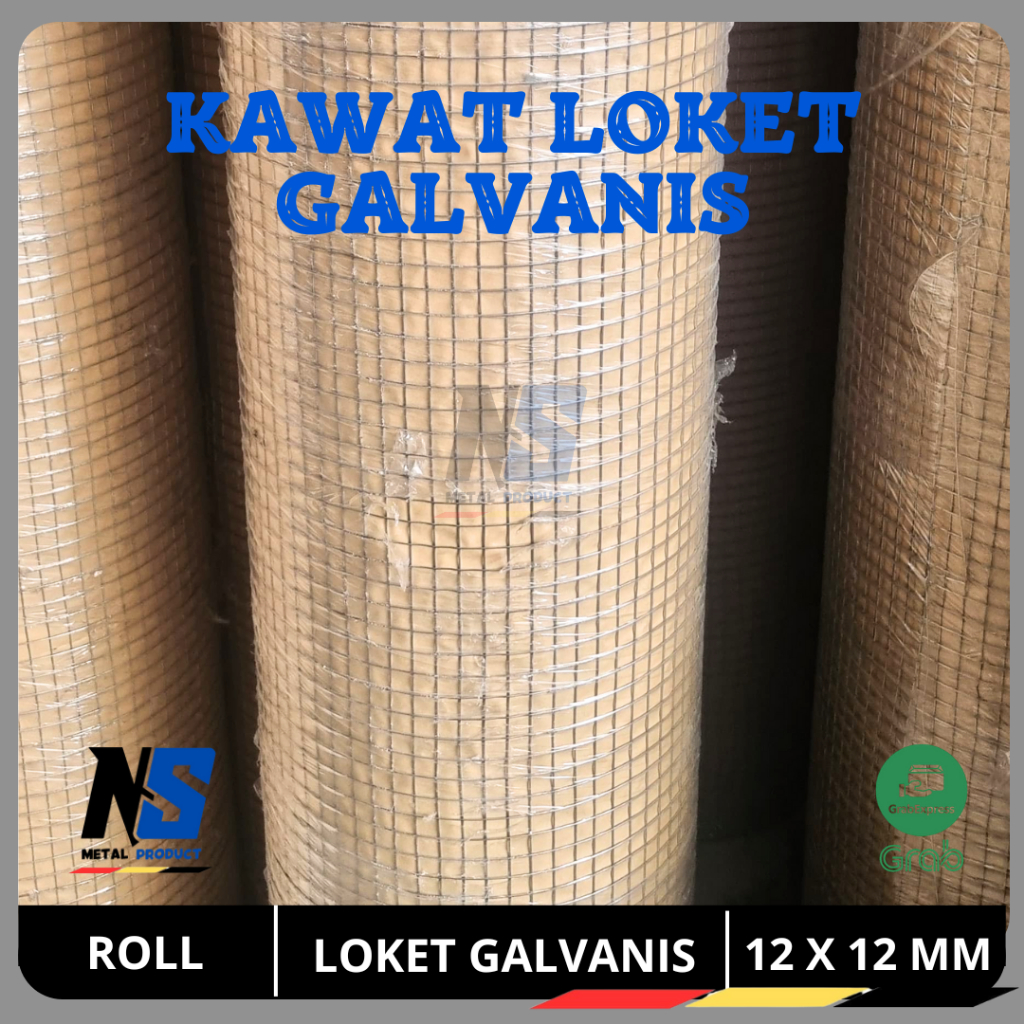 Jual KAWAT LOKET GALVANIS TEBAL 1,2MM DAN 1,4MM MESH 12 X 12MM | BEST ...