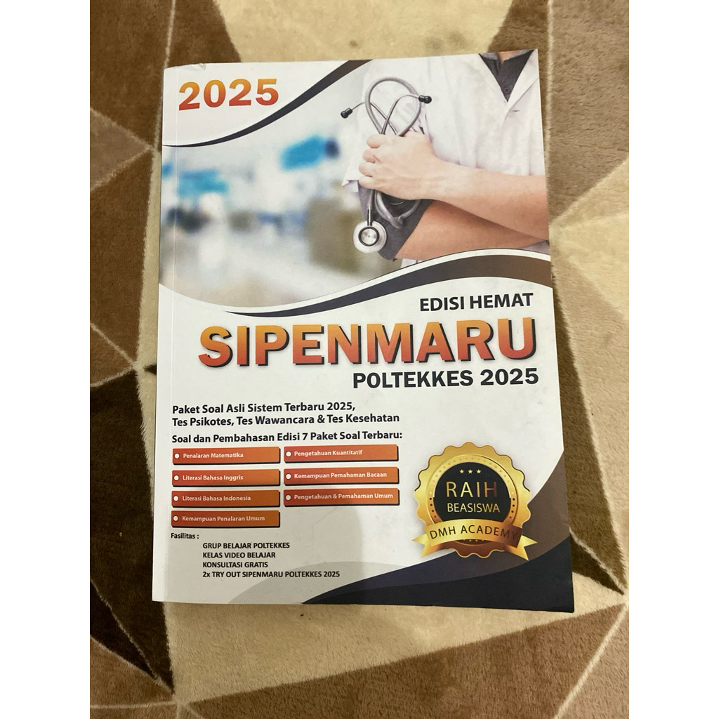 Jual BUKU SIPENMARU POLTEKKES 2025/2026 by DMH ACADEMY (PRELOVED ...