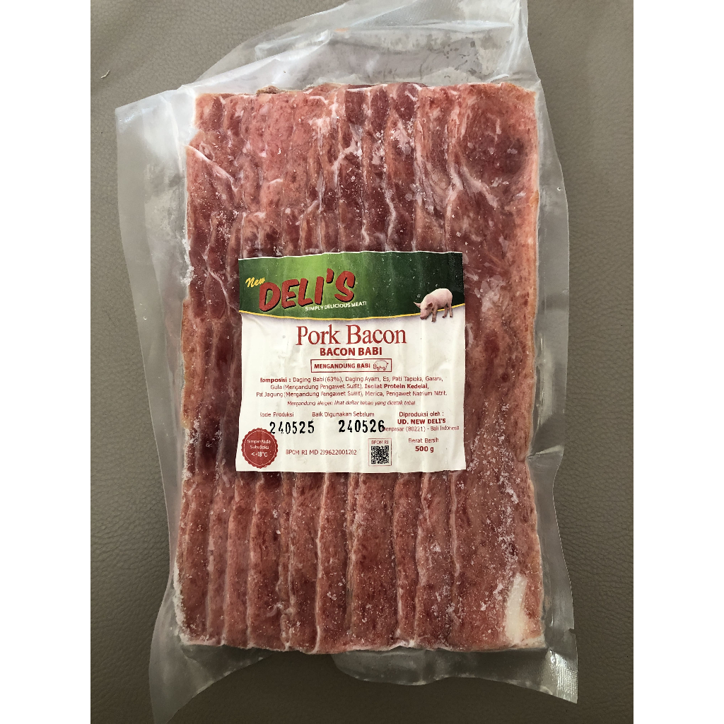 Jual Pork Bacon Khas Bali 500 Gr / Bacon Babi Khas Bali | Shopee Indonesia