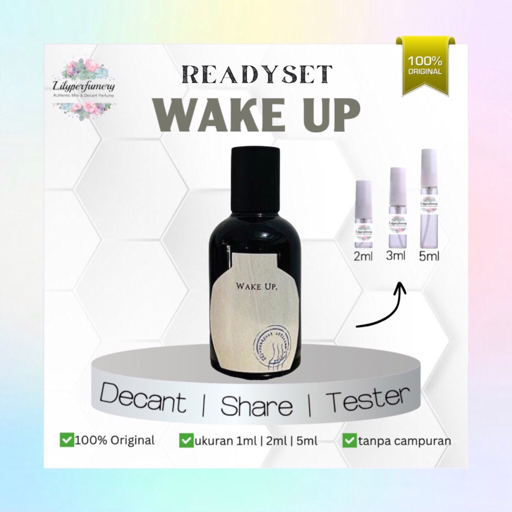 Jual Decant / Share READYSET READY SET WAKE UP EDP 1 ml | 2 ml | 5 ml - Boutique Collection ...