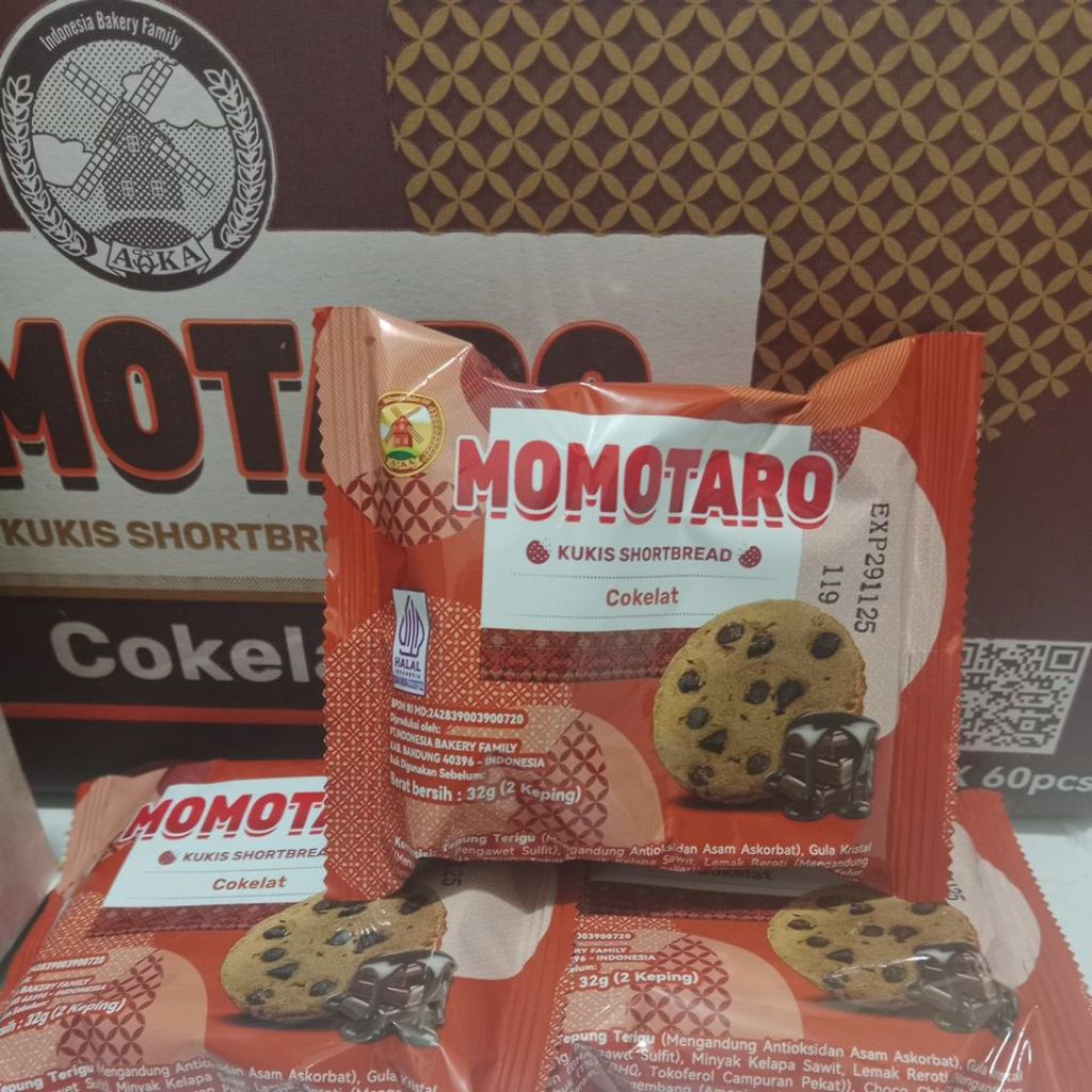 Jual [65 gram] aoka momotaro cookies | Shopee Indonesia
