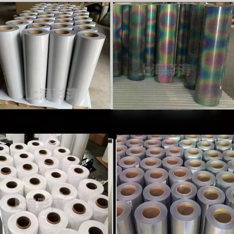 Jual Polyflex PU Reflektif Rainbow | Heat Transfer Cutting Vinyl Kaos ...