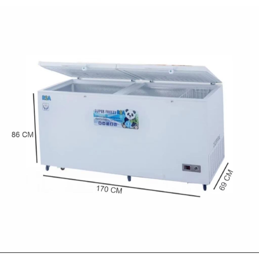 Jual CHEST FREEZER RSA CF 600 KAPASITAS 600 LITER / FREEZER BOX ...