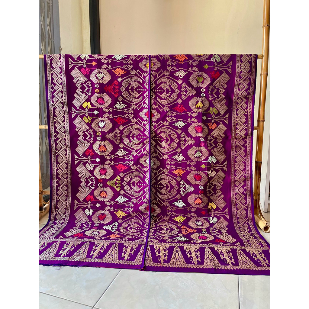 Jual Songket Sidemen Cendana Satuan - Ungu magenta | Shopee Indonesia