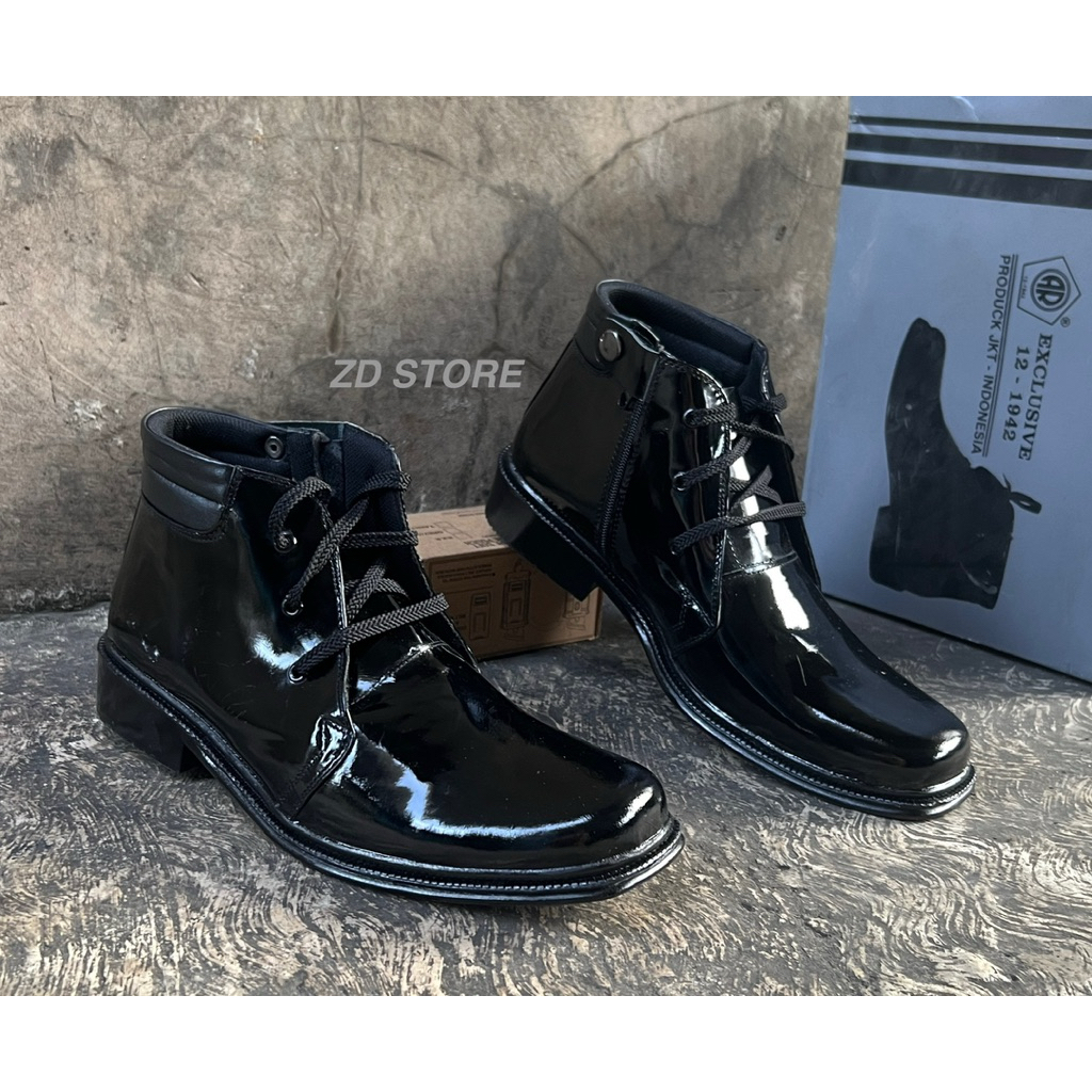 Jual Sepatu PDH TALI POLKI AR EXCLUSIVE/Sepatu Pantofel PDH PRIA KILAT ...
