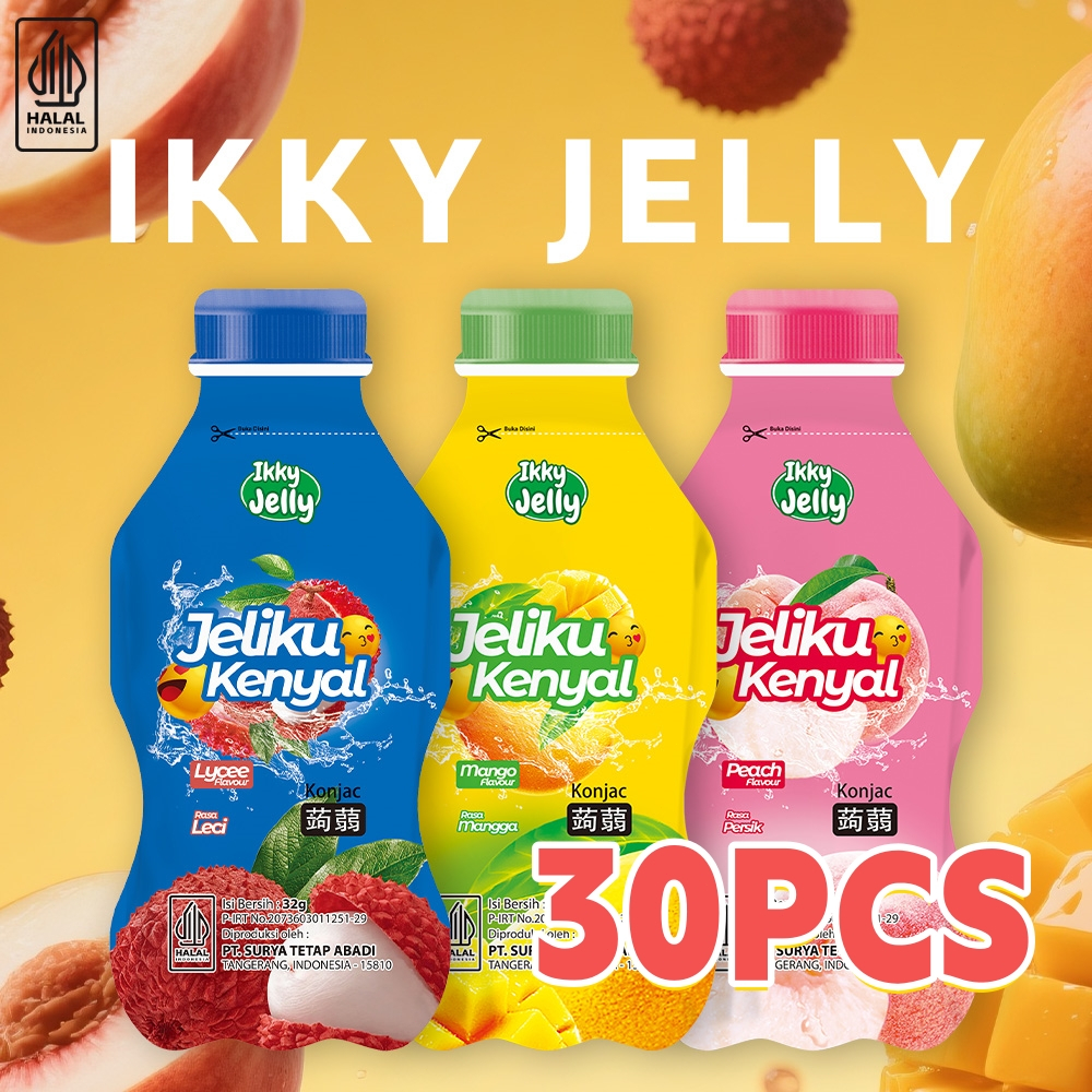 Jual 30Pcs Jelly Rendah Gula Halal Konjac Jelly Kenyal & Segar Jelly ...