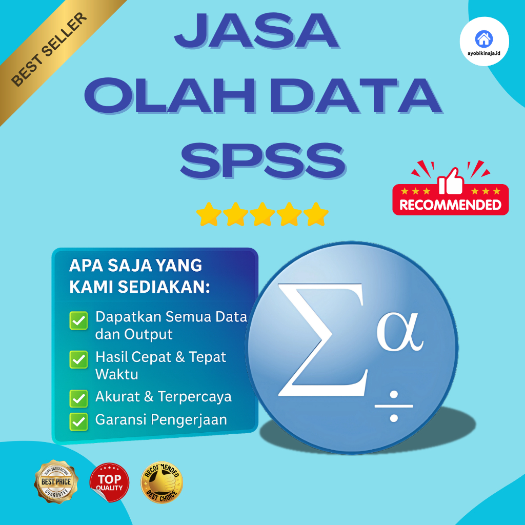 Jual OLAH DATA SPSS | OLAH DATA STATISTIK | INTERPRETASI DATA CEPAT ...