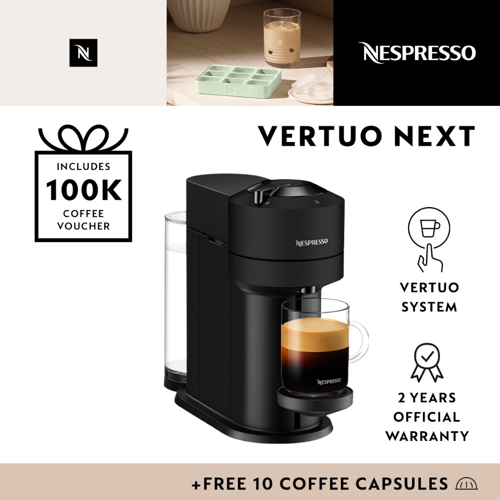 Jual Nespresso Vertuo Next Coffee Machine, Matte Black (Mesin Kopi ...