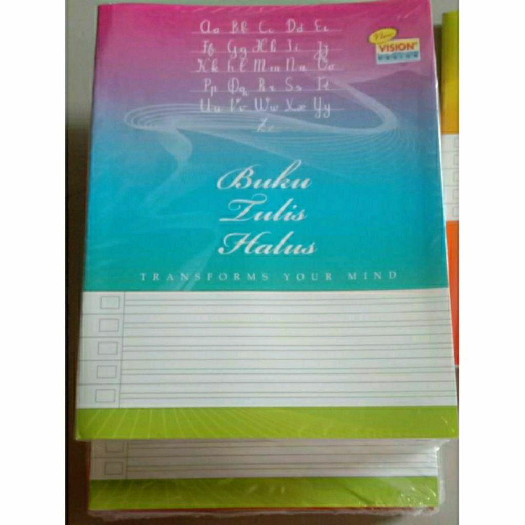 Jual Buku Tulis Halus/Buku Halus (3 kolom) VISION 38 lembar | Shopee ...
