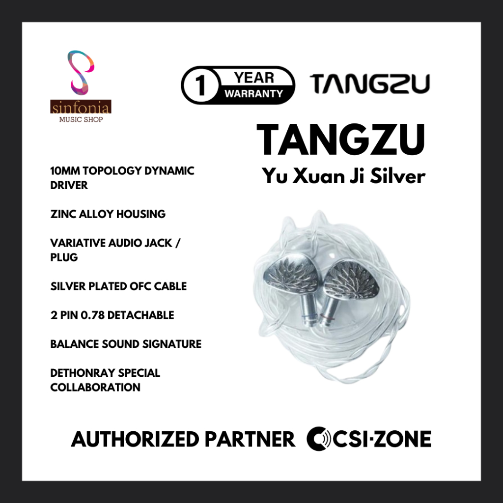 Jual Tangzu Yu Xuan Ji Silver 10mm Dynamic Driver In Ear Monitor Earphone | Shopee Indonesia