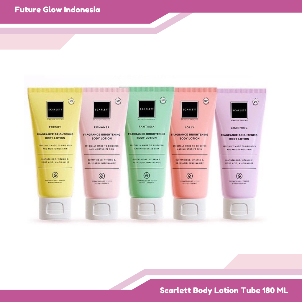 Jual Scarlett Fragrance Brightening Body Lotion 180 ML All Variant ...
