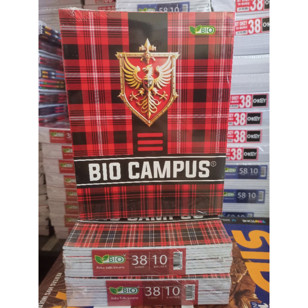 Jual Buku Tulis BIO 38 Lembar ( 1 Pack 10 Buku ) | Shopee Indonesia