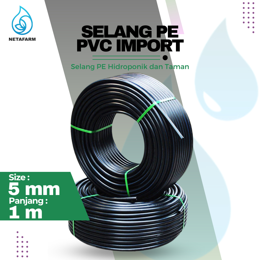 Jual Selang PE PVC Import Hitam 5 mm x 1 Meter | Shopee Indonesia