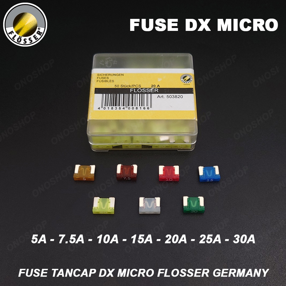 Jual Fuse Sekring Tancap DX Micro Flosser Germany | Shopee Indonesia