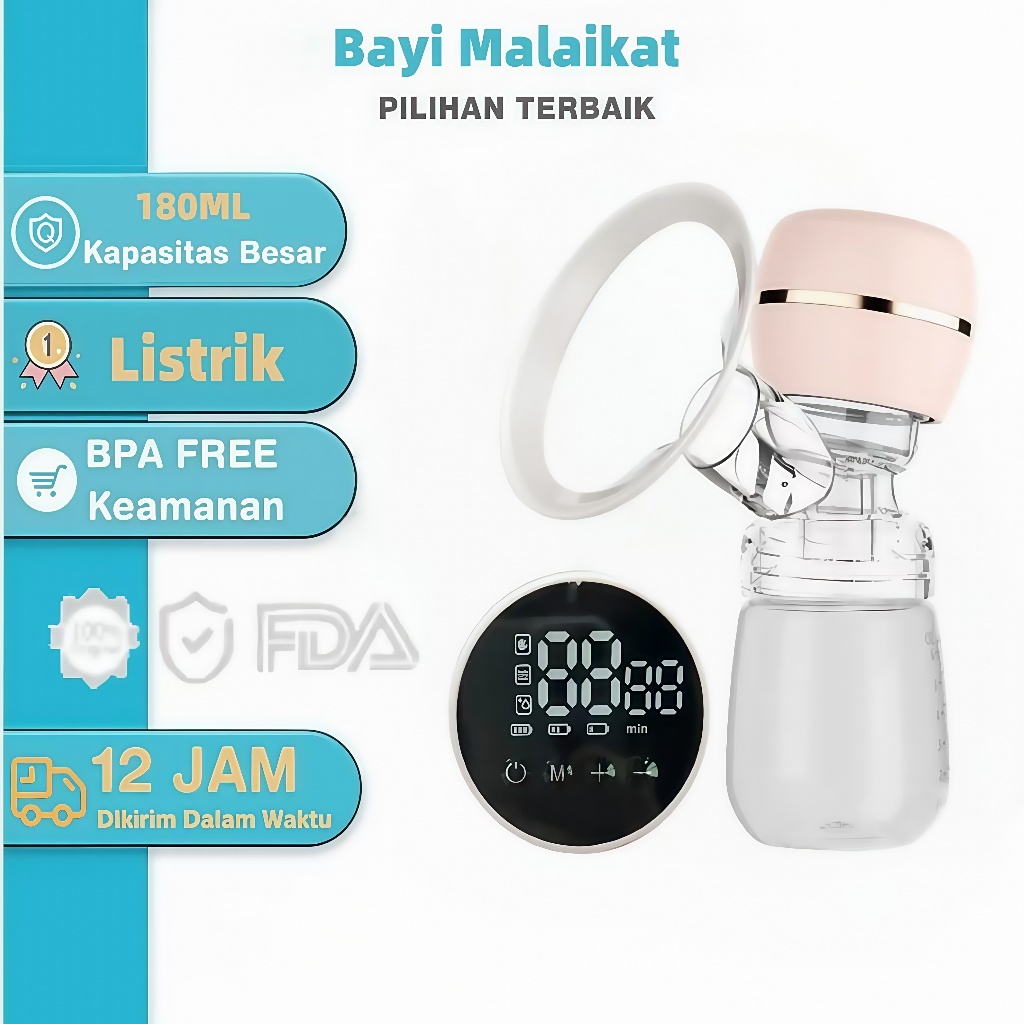 Jual Pompa ASI Elektrik Tanpa Kabel otomatis Portabel pompa asi （ASI bayi baru lahir）Hisap Kuat ...