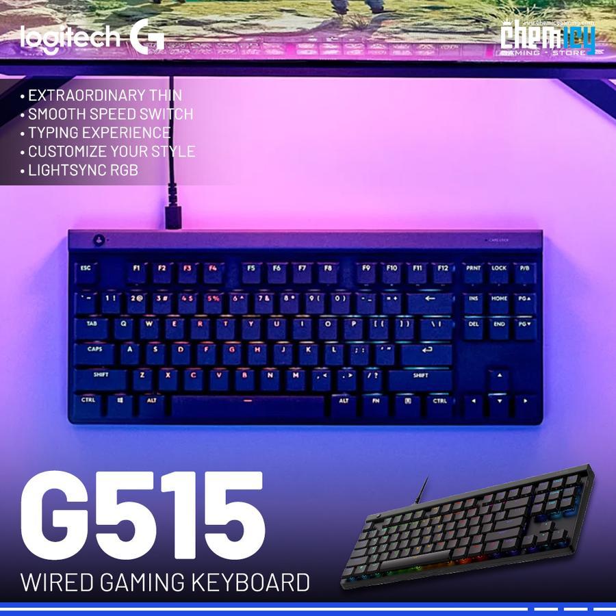 Jual Logitech G515 / G-515 TKL RGB Wired Mechanical Gaming Keyboard ...