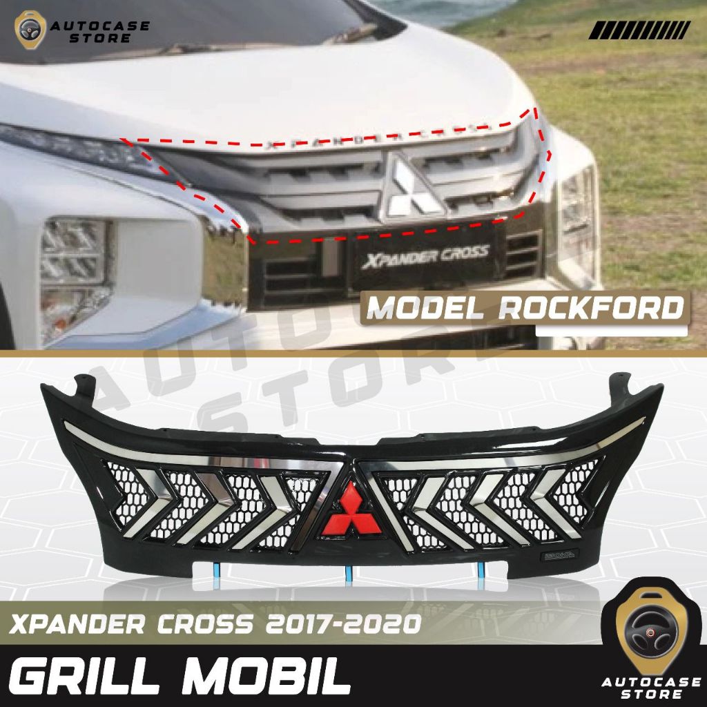 Jual GRILL XPANDER CROSS 2017-2020 MODEL ROCKFOARD | Shopee Indonesia