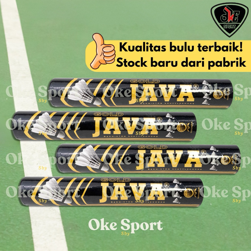 Jual Shuttlecock Badminton JAVA GOLD ORIGINAL 100% | Shopee Indonesia