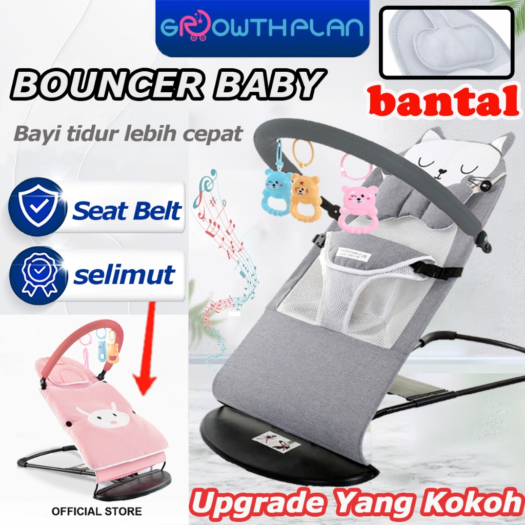 Jual Ayunan Bayi Foldable bouncer bayi 3~18month Baby Balance Chair ...