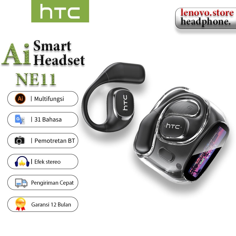 Jual [Earbud terjemahan internasional] HTC NE11 Earphone terjemahan AI ...