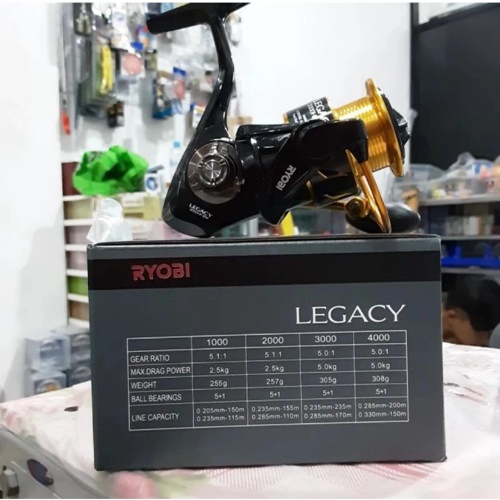 Jual Reel Ryobi Legacy 2000 sw power handel | Shopee Indonesia