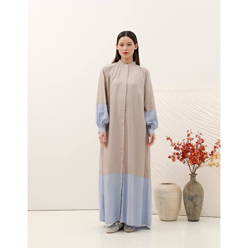 Jual LUI - ATHIRA DRESS Oversized Katun Natural Big Size Friendly LD ...