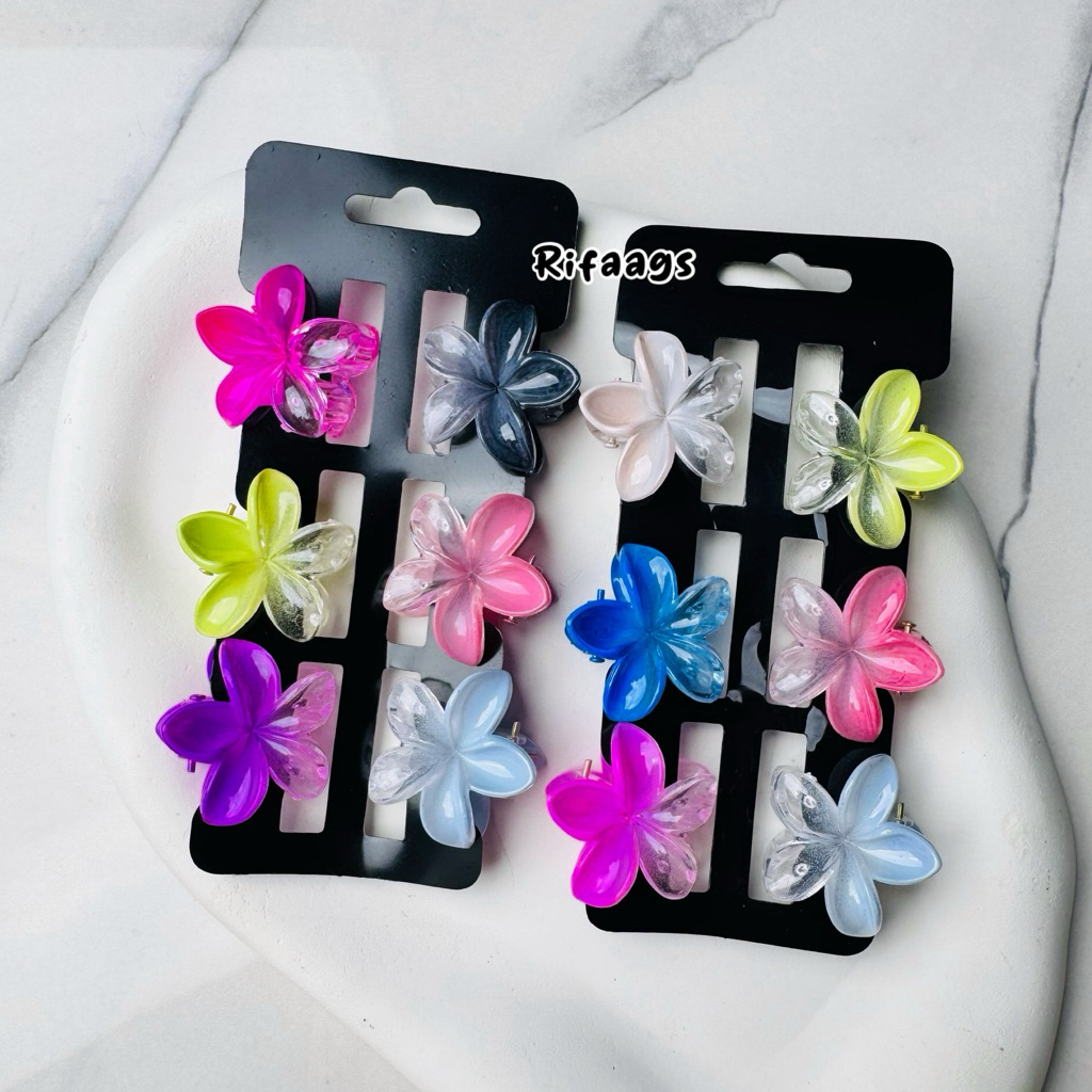 Jual (warna gelap Jepit kemboja 1 kotak isi 6pcs) Jepitan Rambut Cantik ...