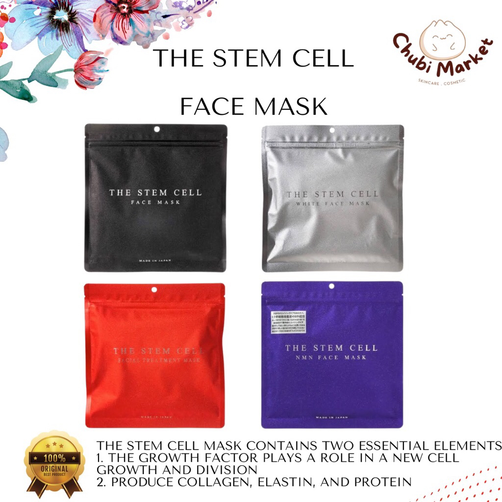 Jual The Stem Cell Face Mask Facial Treatment NMN Original Japan Masker ...