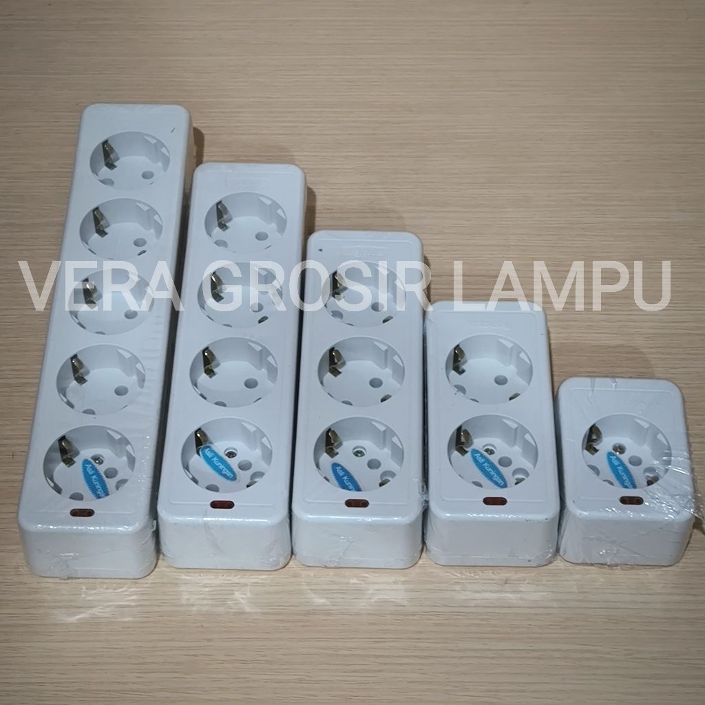 Jual Matsuka stop kontak arde1 2 3 4 5 lubang terminal kuningan ...