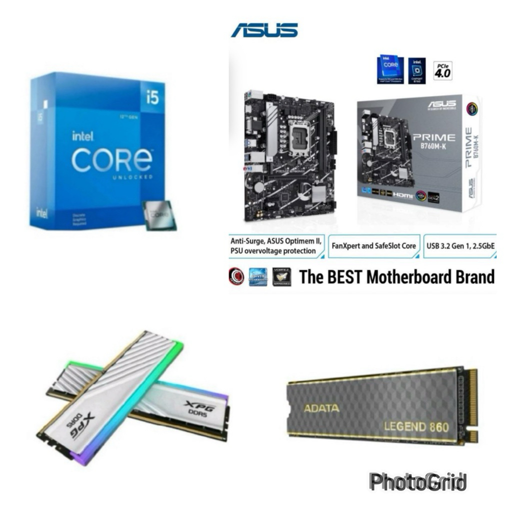 Jual Paket Processor Intel Core i5 12400 / i5 12400F Box Gen 12 B760 DDR5 | Shopee Indonesia