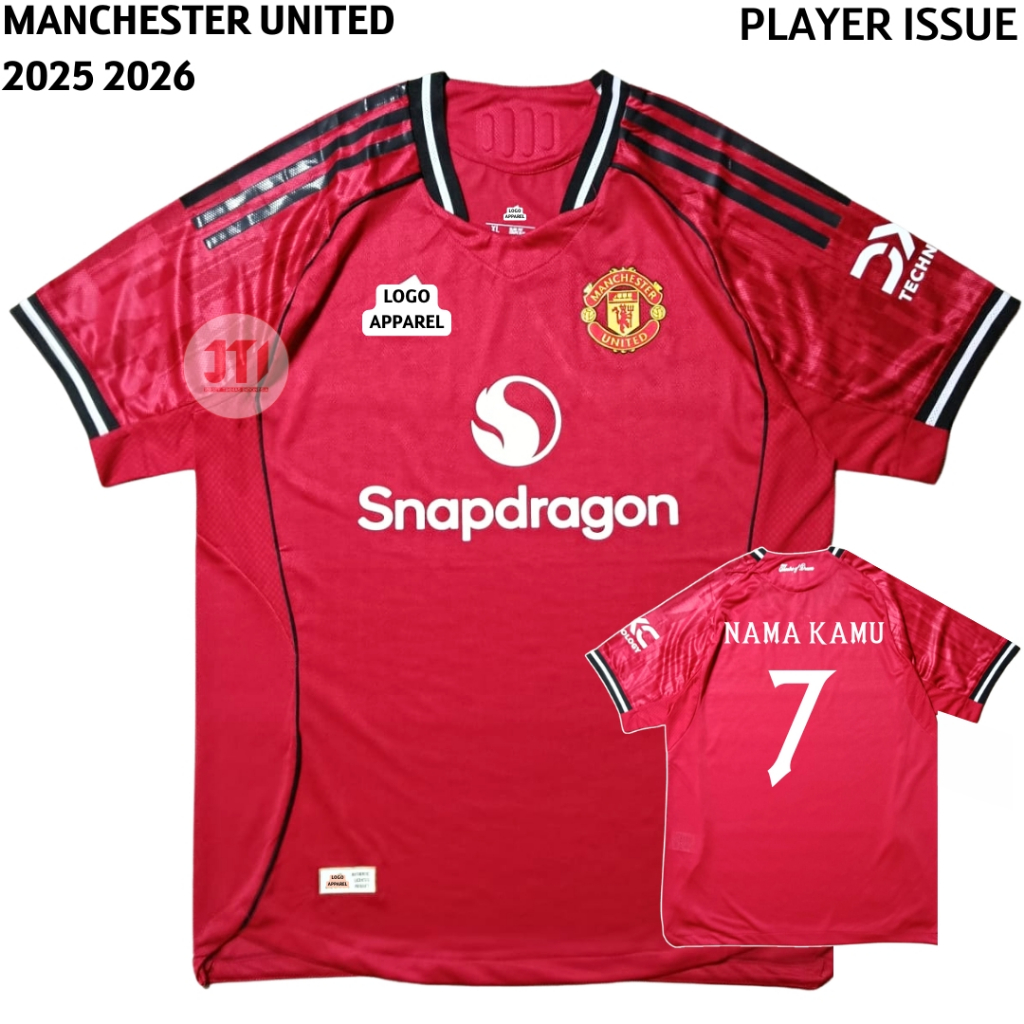 Jual Player Issue mnchstr untd Home 2025 2026 Jersey Baju Bola Mu Merah ...