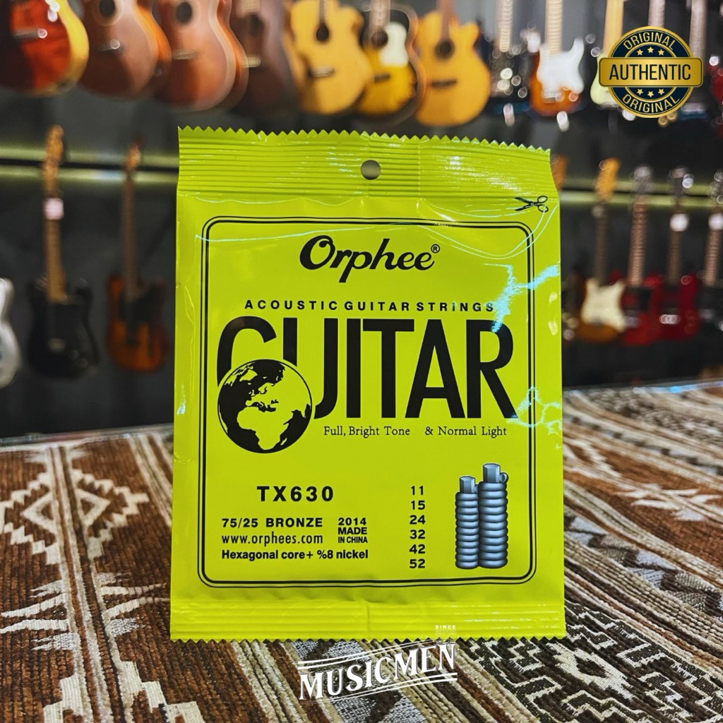 Jual Senar Gitar Akustik Orphee TX630 0.11 Original | Shopee Indonesia