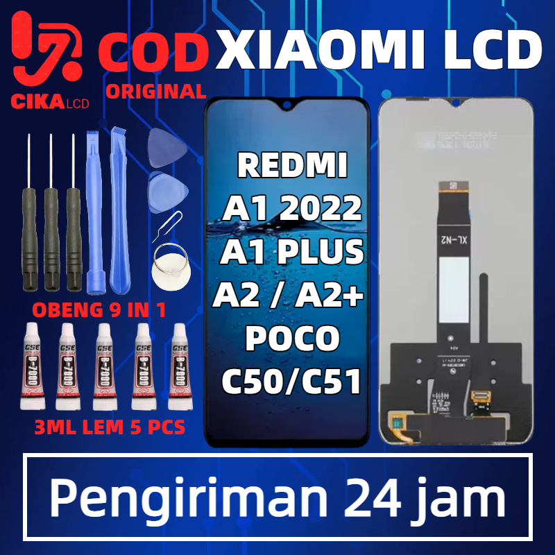 Jual LCD Touchscreen Redmi A1 2022/A1 Plus/A1+/A2/A2+/POCO C50/C51 ...