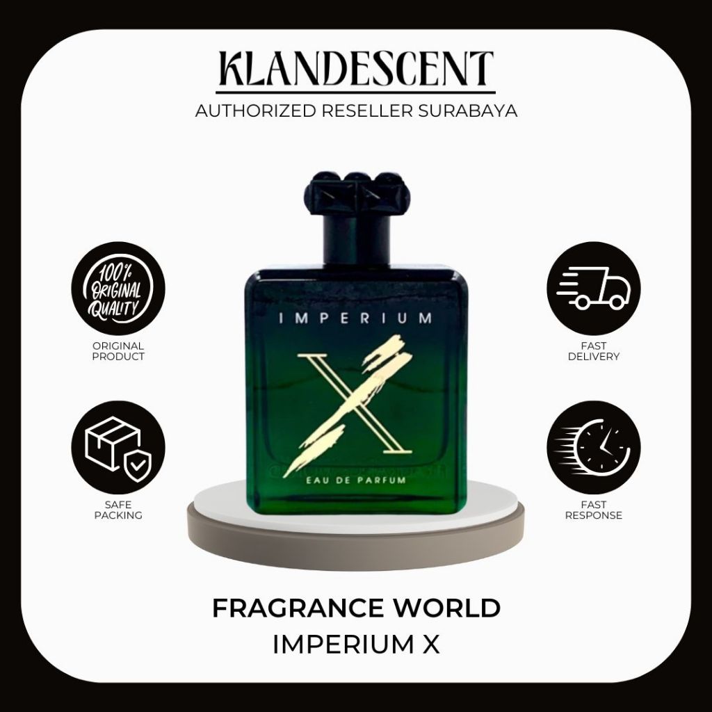 Jual Fragrance World | Imperium X | EDP 100ML | Shopee Indonesia