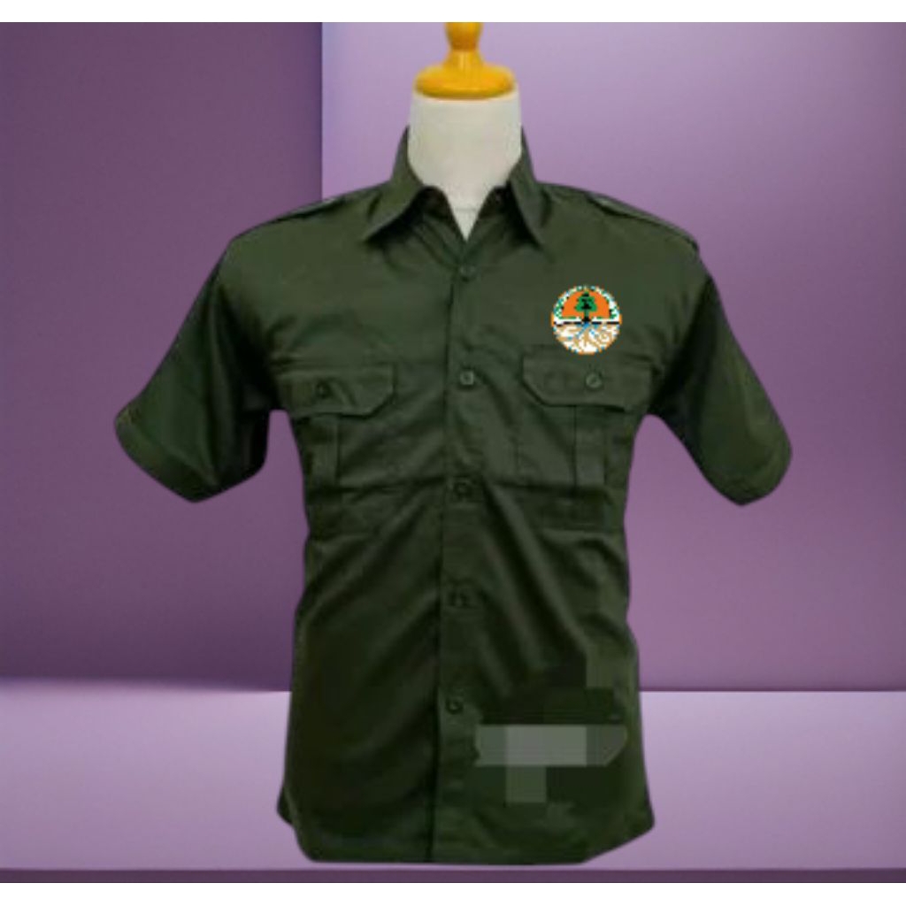 Jual kemeja kerja baju pdh pdl seragam kerja kementerian kehutanan ri ...