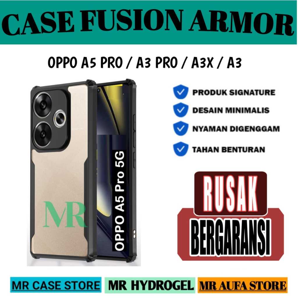 Jual SOFTCASE FUSION ARMOR CASING XUNDD HP FOR OPPO A5 PRO / A5i PRO ...