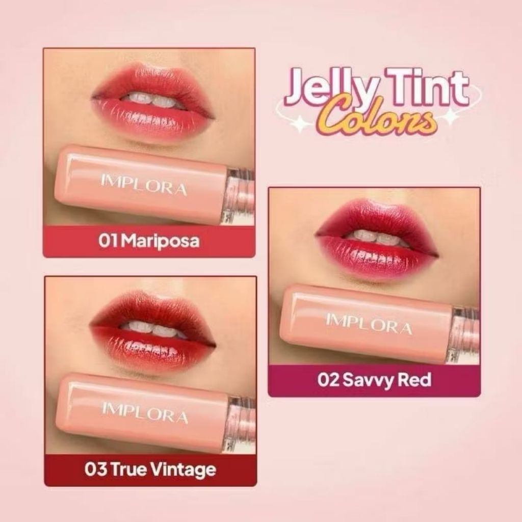 Jual NEW !!! LIPTIN JELLY-TINT IMPLORA 9 VARIAN! | Shopee Indonesia