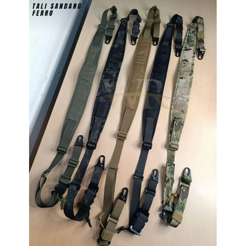Jual tali sandang tactical SS1 tali sandang bantalan tali seling ferro ...
