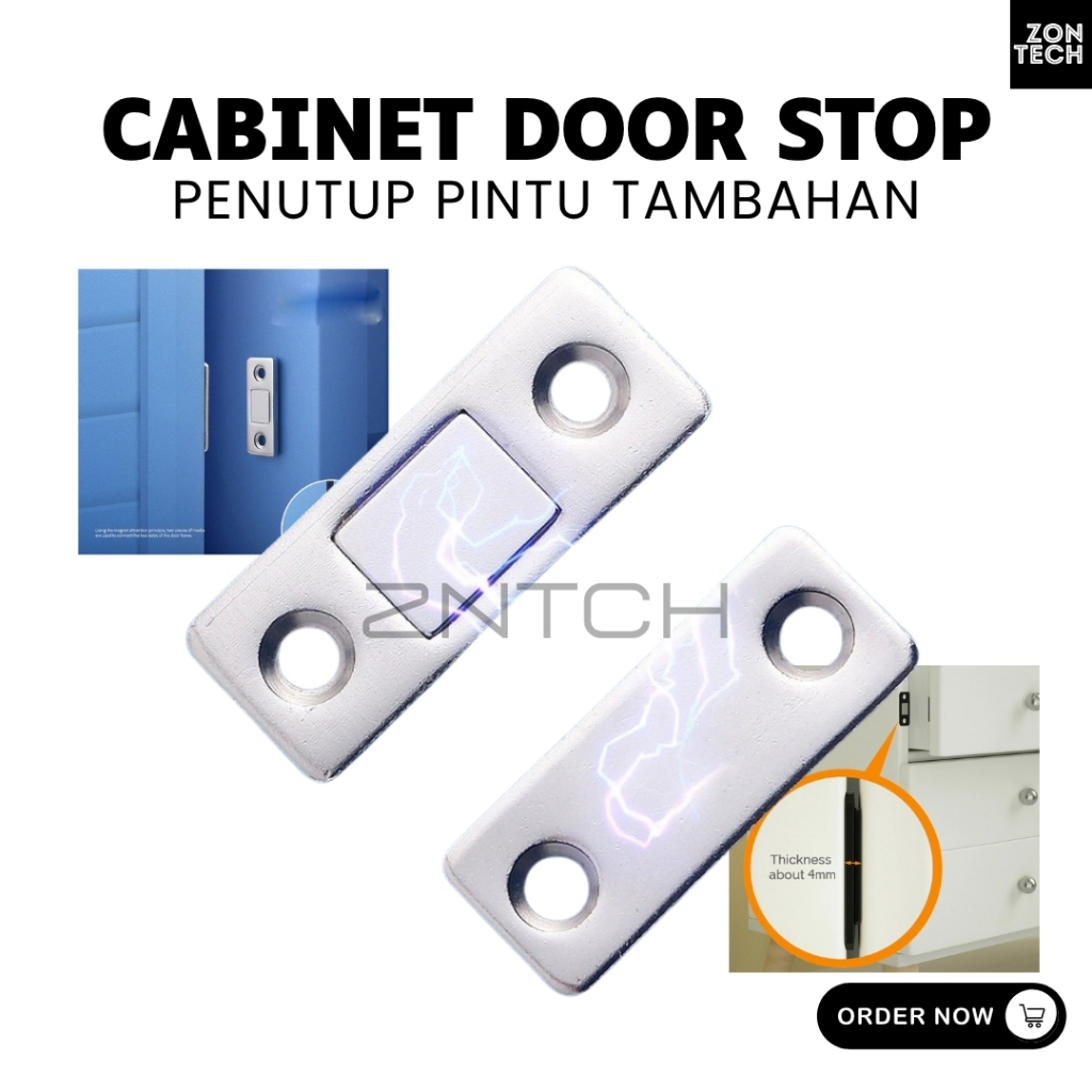 Jual Penahan Pintu Magnet Perekat Pintu Lemari Laci Magnetic Logam Dan ...