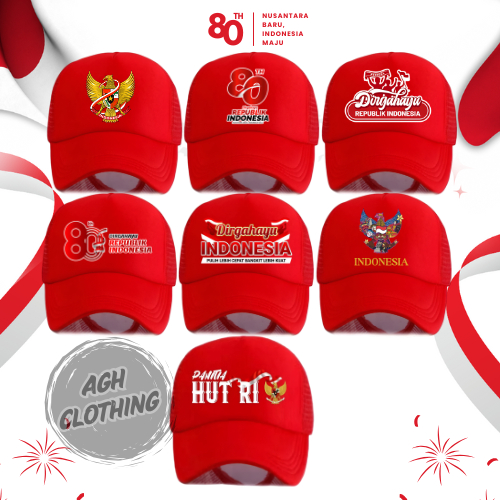 Jual TOPI HUT RI 80 TOPI AGUSTUS TOPI HUT INDONESIA AGUSTUS TOPI DEWASA ...