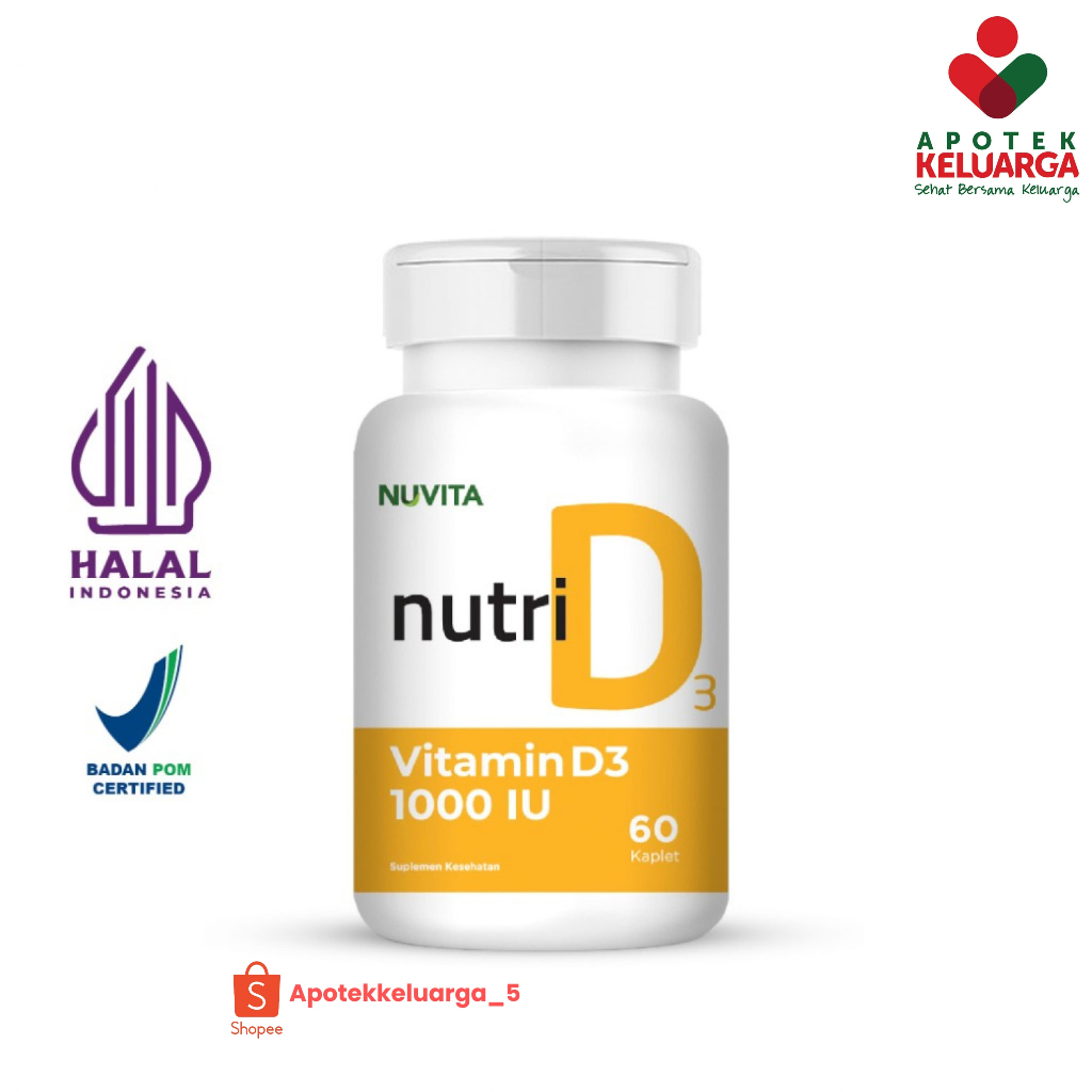 Jual NUTRI D3 1000 IU | Shopee Indonesia
