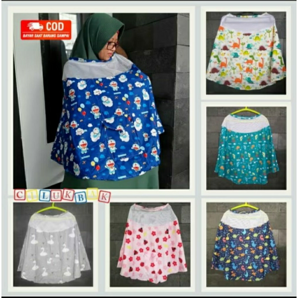 Jual apron menyusui bayi terlindung aurat terlindungi | Shopee Indonesia