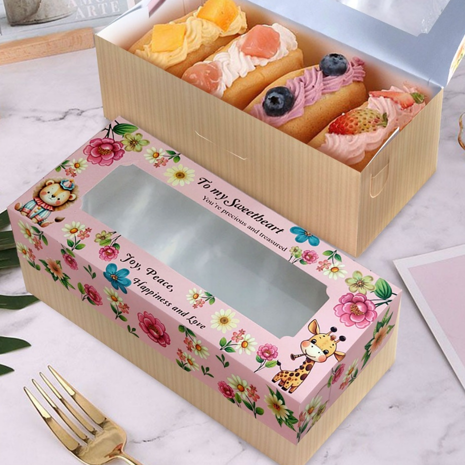 Jual Box Bonita| Box Kue| Box Donut| Kotak Bolu (1 Bal 50 pcs) | Shopee ...