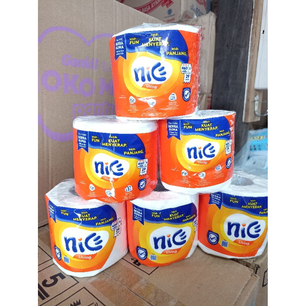 Jual Tisu NICE Roll 460+50 Helai 29 meter | Shopee Indonesia