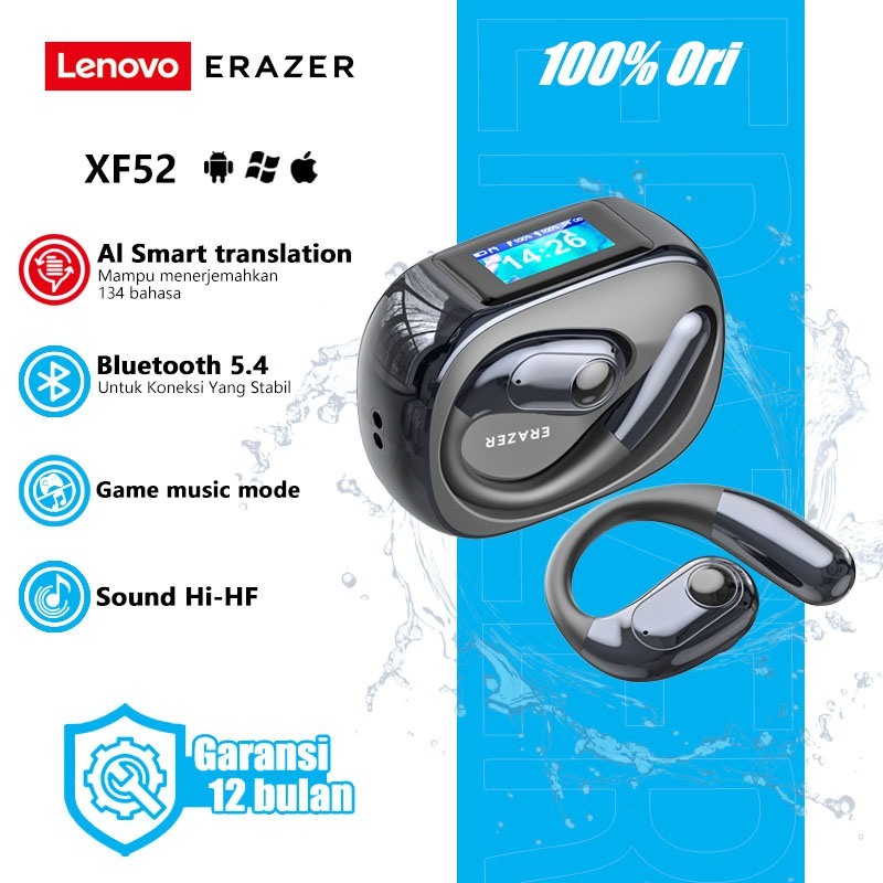 Jual Lenovo ERAZER XF52 OWS Headphone olahraga konduksi tulang ...