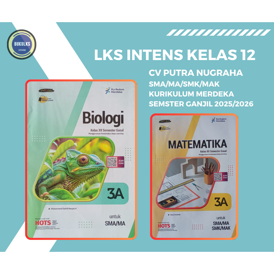 Jual Buku LKS Intens PUTRA NUGRAHA SMA MA Kelas 12 Merdeka Semester 1 ...