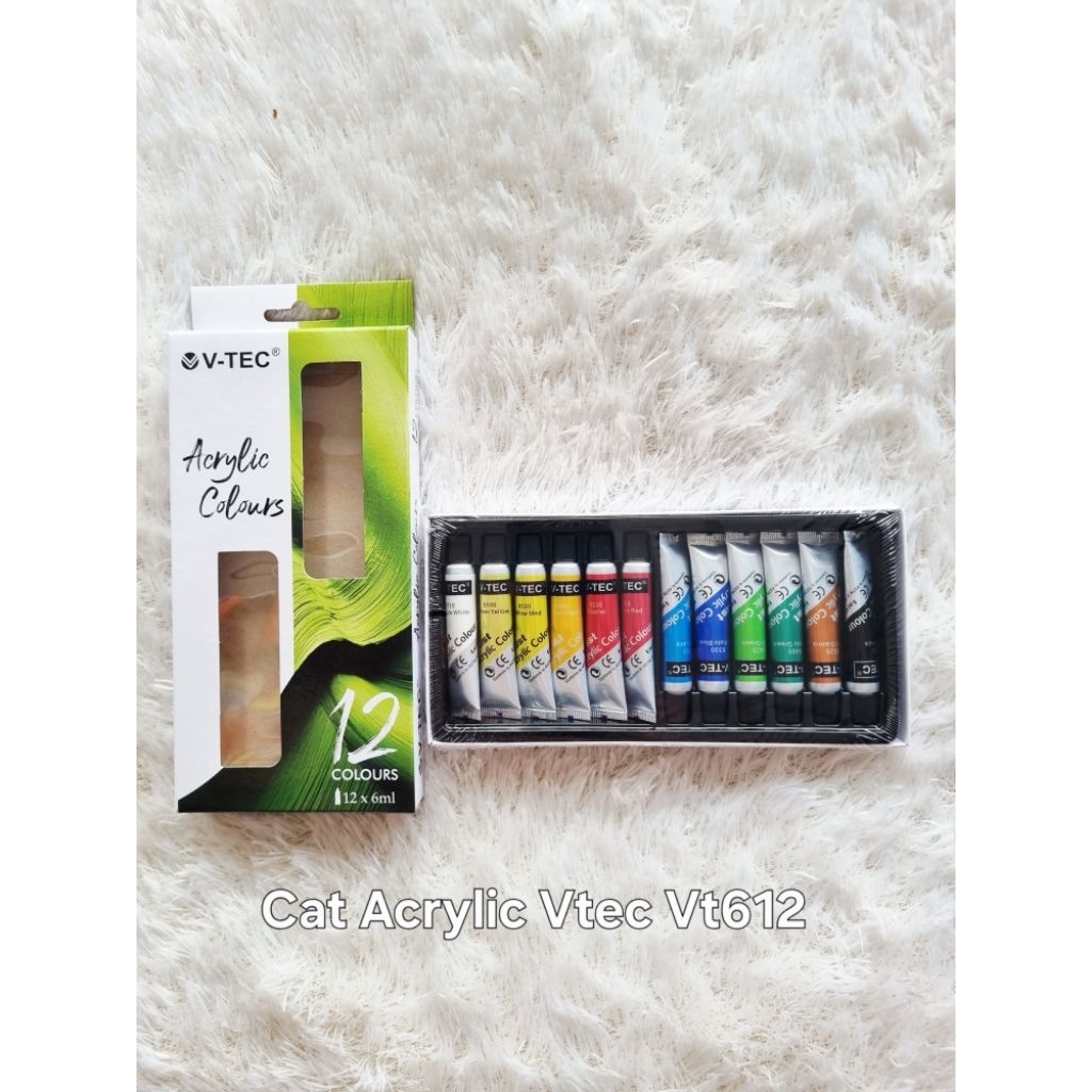 Jual Cat Acrylic/Akrilik Vtec VT612 12wr @6ml | Shopee Indonesia