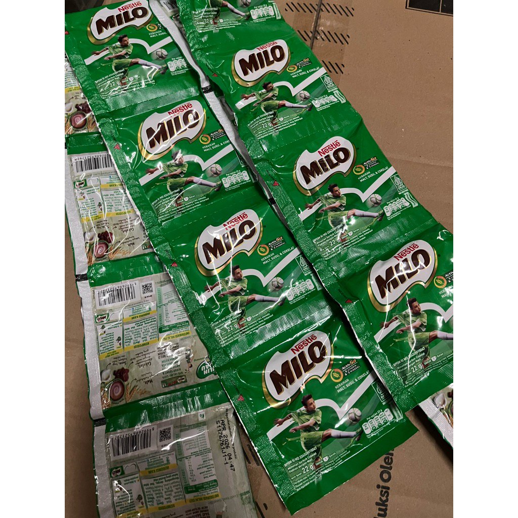 Jual MILO SACHET 22GR [HARGA PER RENCENG ISI 10 SACHET] | Shopee Indonesia