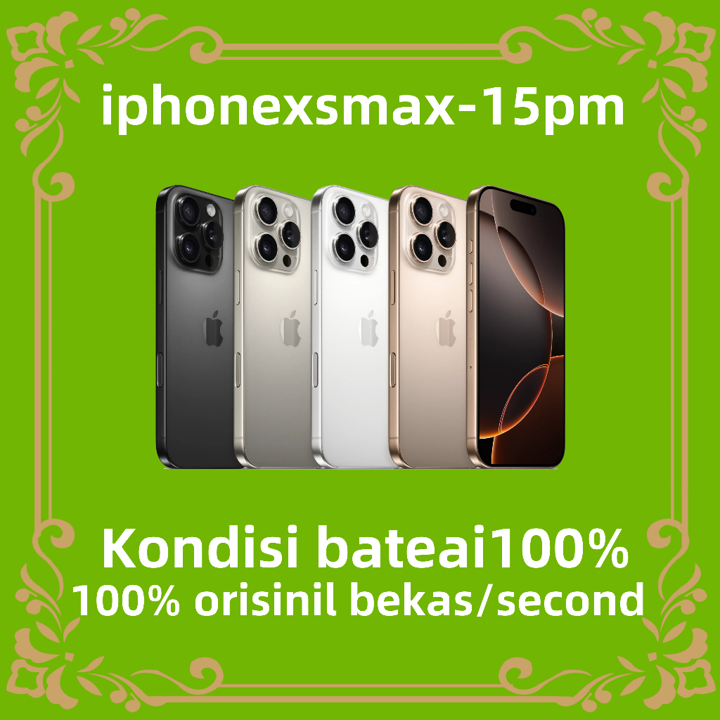 Jual HP IP 15 Pro Max 64GB/256GB/512GB Fullset Second Like New 100% ...